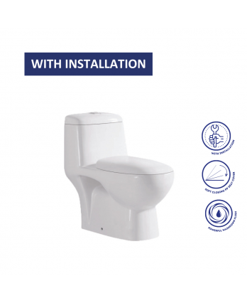 One Piece Water Closet